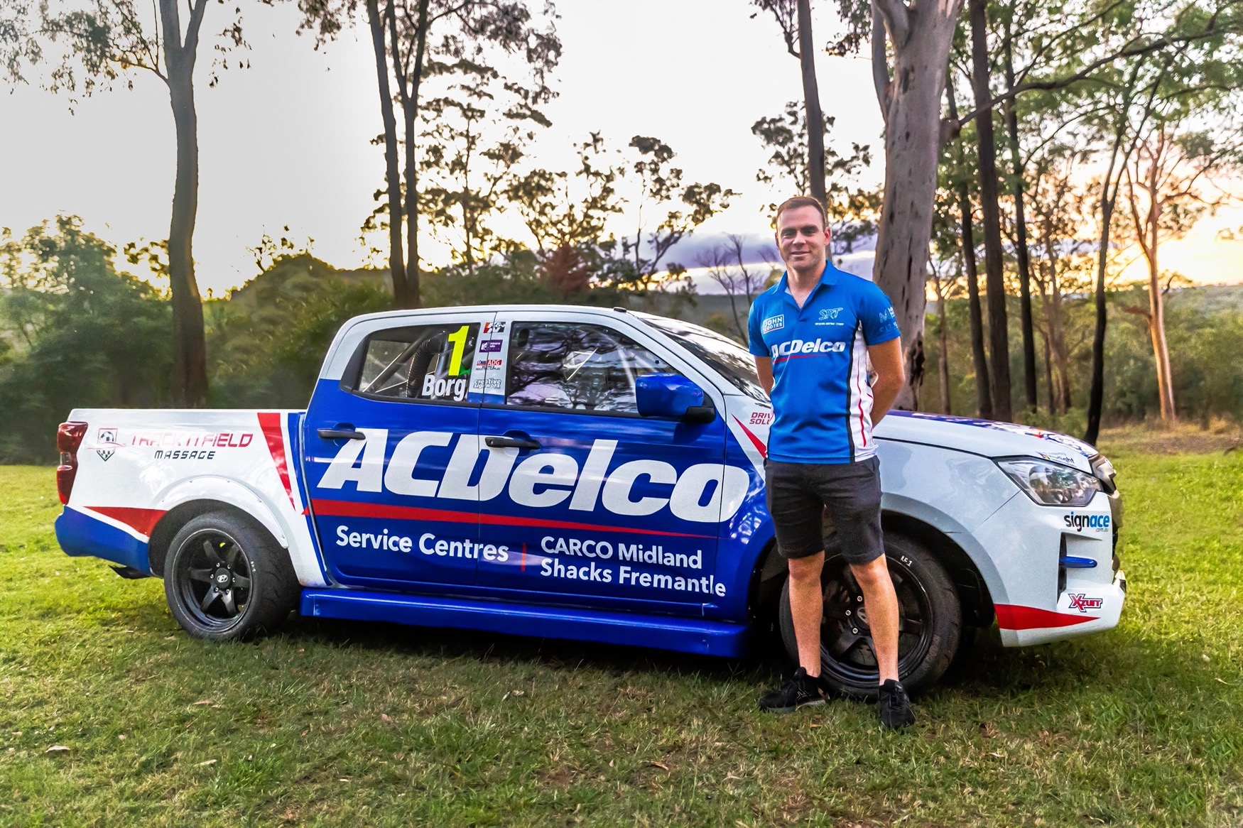 SUPERUTES CHAMPION AARON BORG TO DEFEND TITLE IN 2023 - V8 SuperUte Series